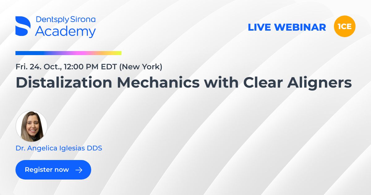 Distalization with Clear Aligners Webinar