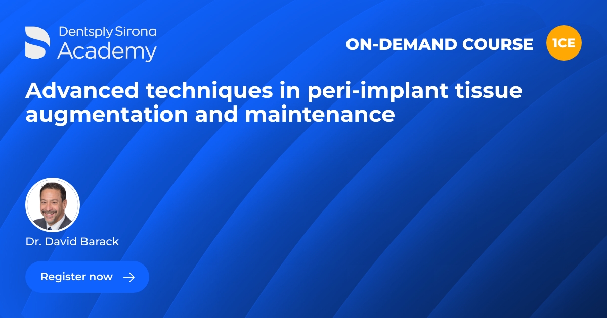 Peri-Implant Tissue Augmentation: Advanced Techniques
